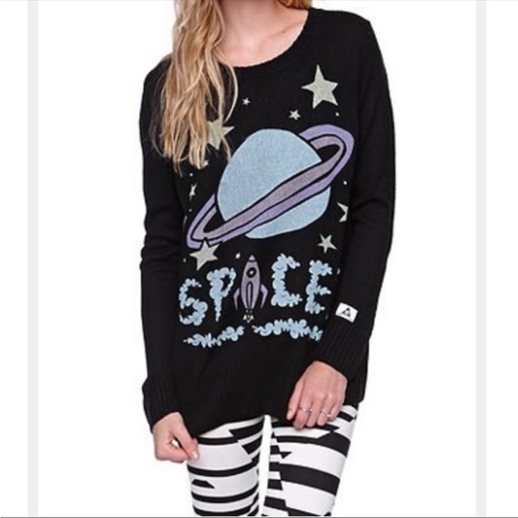 Element | Sweaters | Element X Jac Vanek Black Spacey Saturn Stars ...